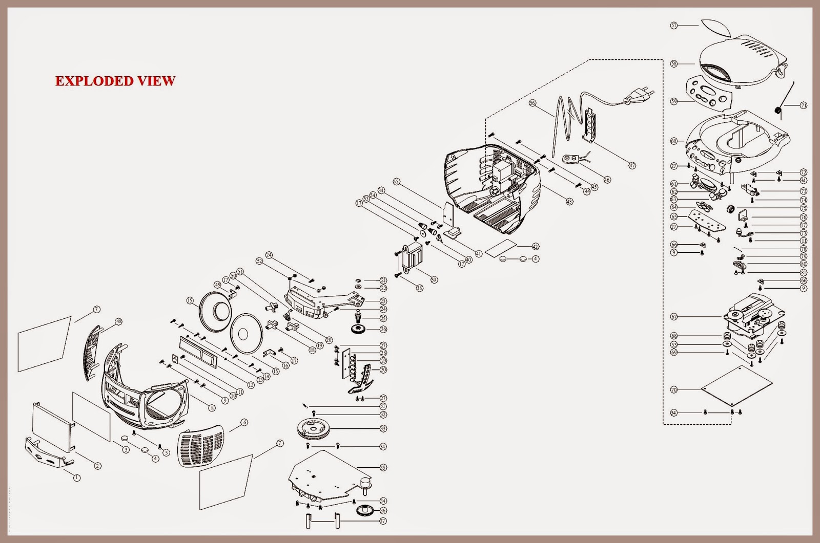 Schematic Diagrams: BRITANIA BS-72 – CD-PLAYER – RADIO - CASSETTE COMBO ...