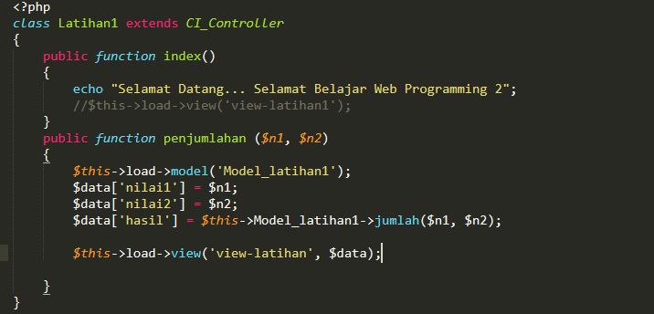 Catatan Kita : MEMBUAT PROGRAM SEDERHANA MENGGUNAKAN MVC-CODEIGNITER