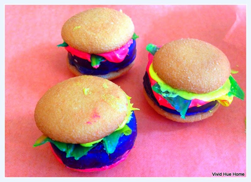 Vivid Hue Home: DIY Candy Burgers