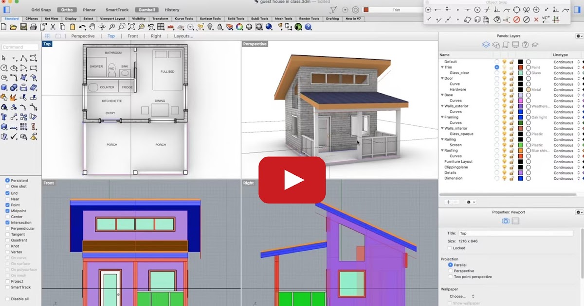 Rhino Tech Tips: Getting started with architectural modeling