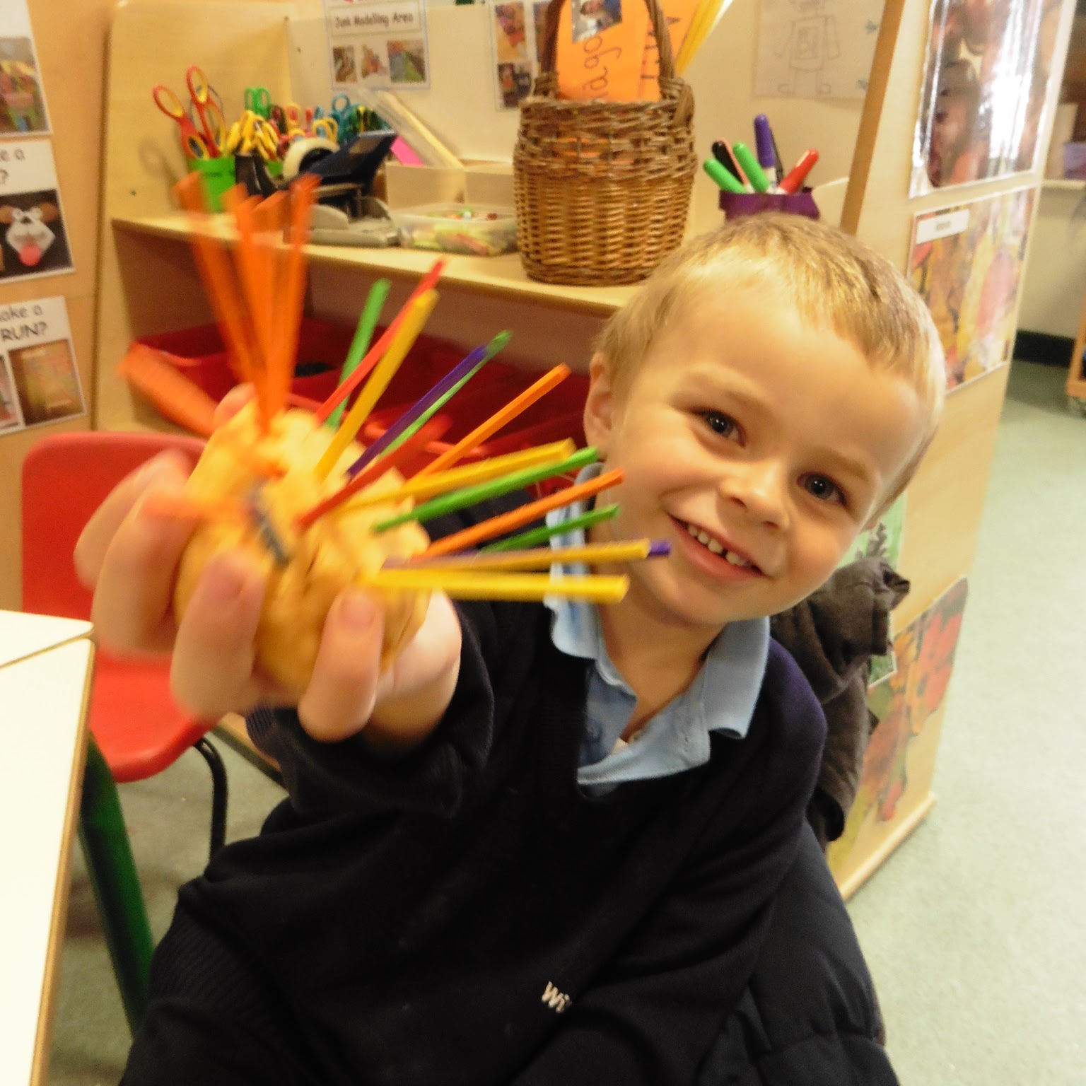 Windhill21: Harvest, Autumn and Playdough Hedgehogs!