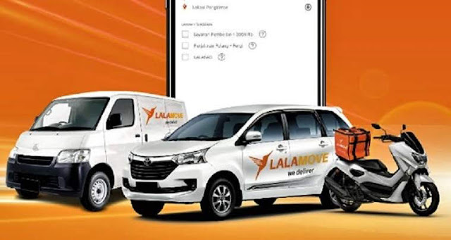 Lalamove Indonesia, Daftar Online Mitra Kurir Motor