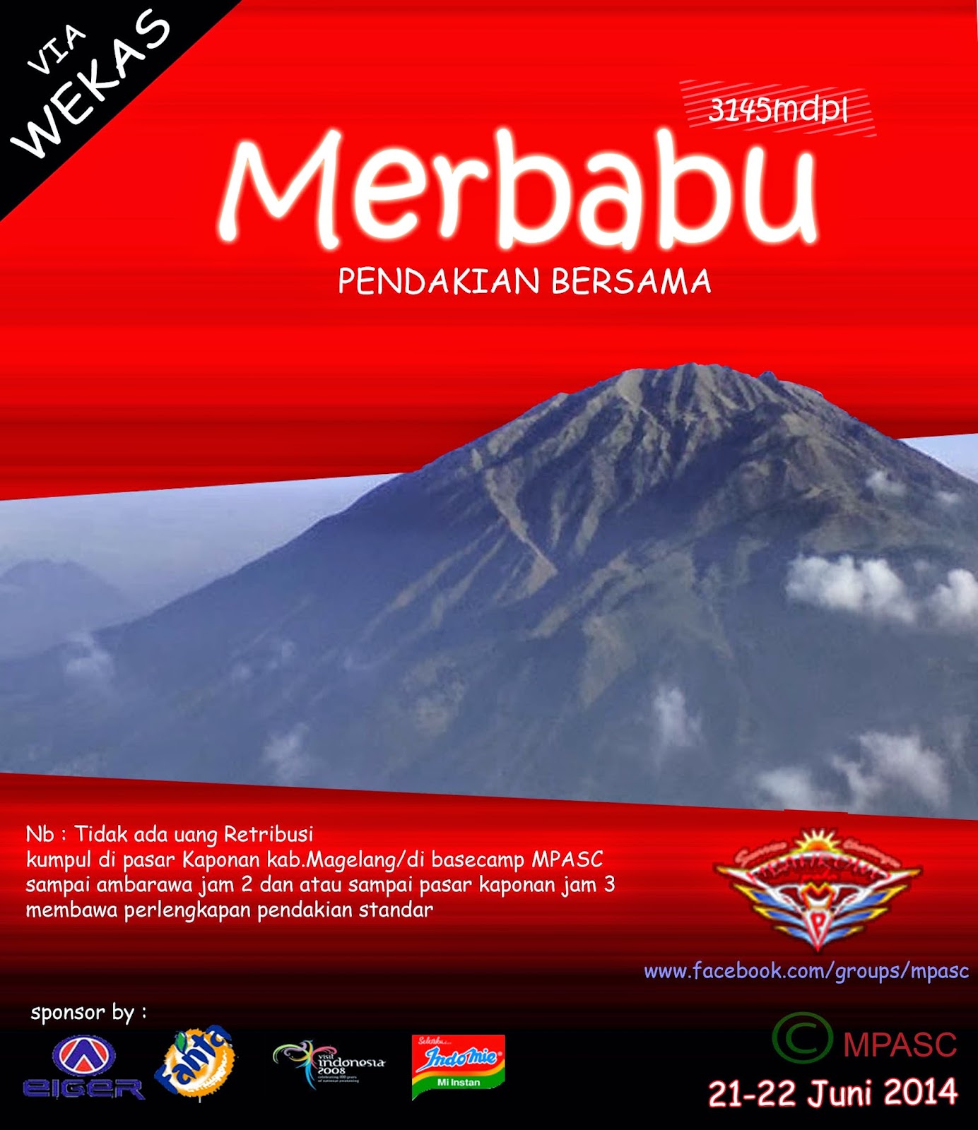 Contoh Pamflet pendakian gunung - Rachmad Septiawan's site