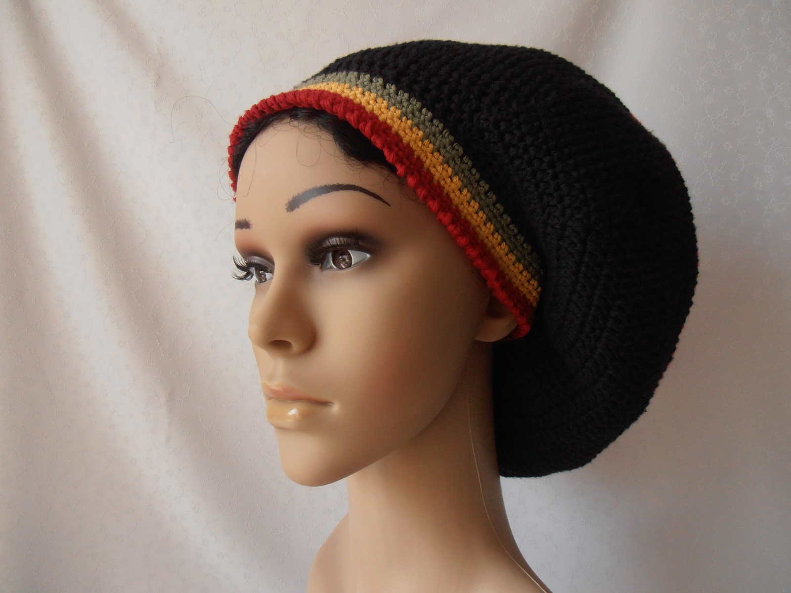 ANNASOER : Gehaakte Rasta muts / Crocheted Rasta hat