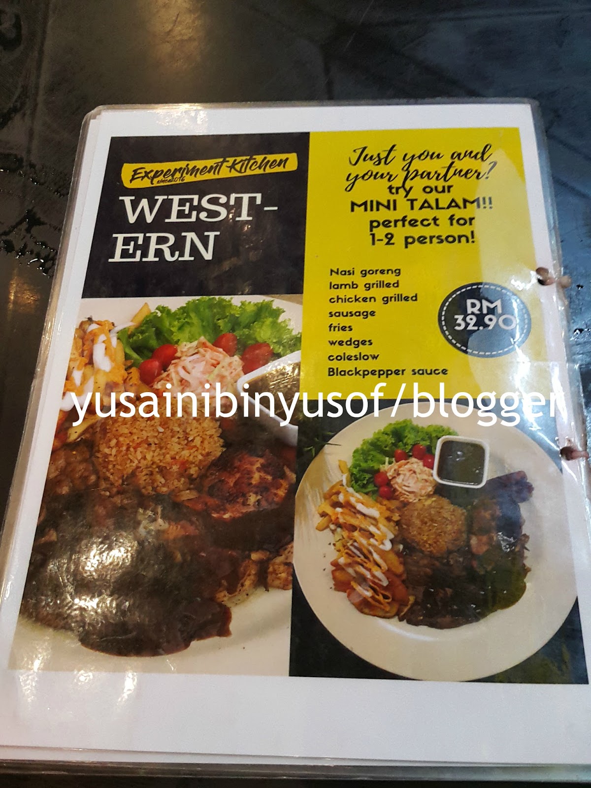 YUSAINIBINYUSOF: EXPERIMENT KITCHEN