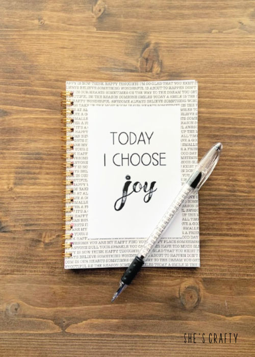 She's Crafty: How to make a matching Notebook and Pen set for Back to ...