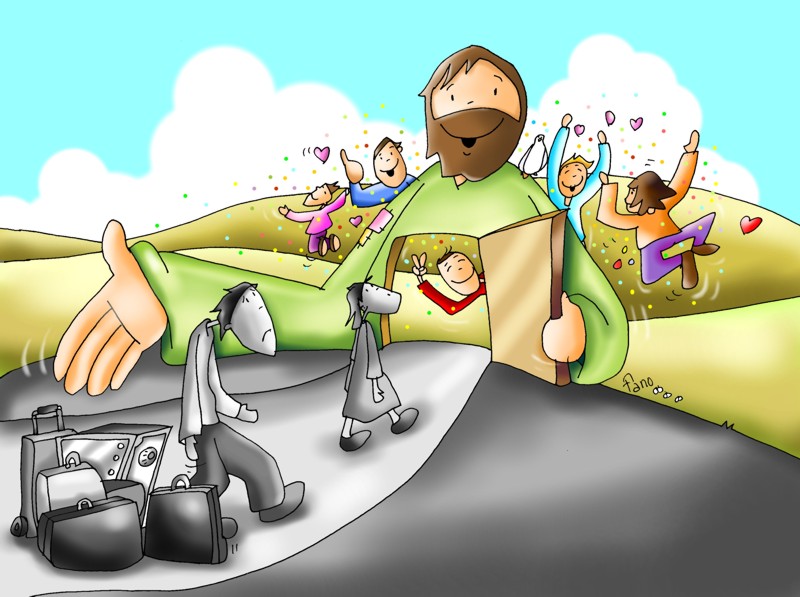Dibujos cristianos evangelicos para niños a color - Imagui