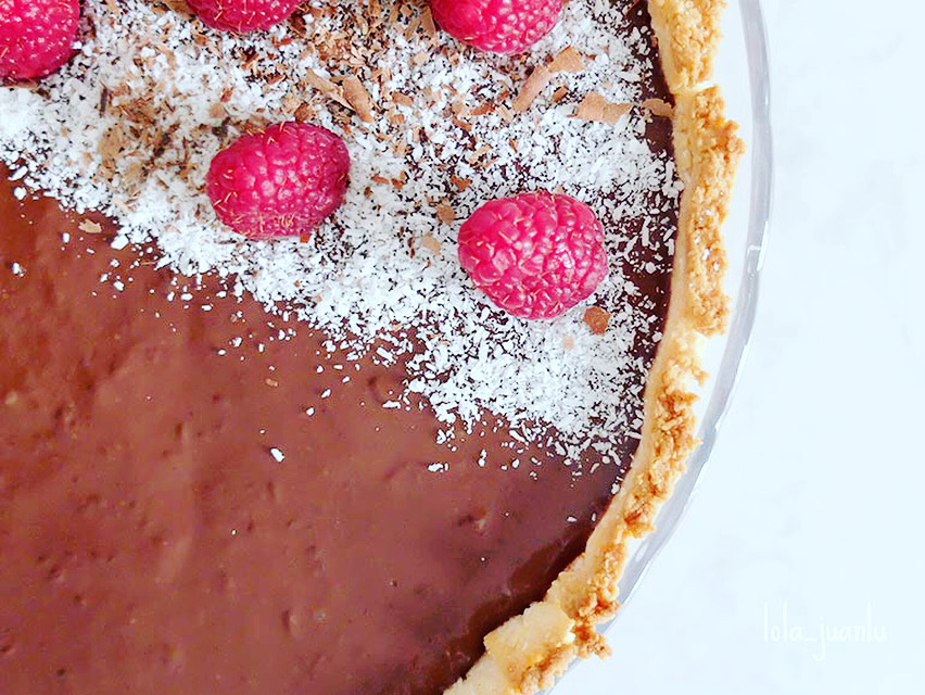 TARTA DE COCO CON BASE DE CHOCOLATE | Cocina