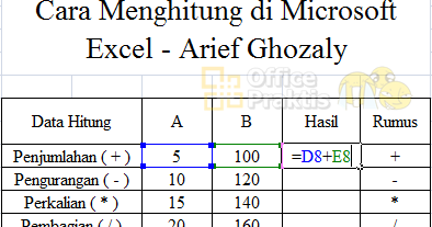 4 Rumus Matematika di Microsoft Excel & Cara Membuatnya - Office Praktis