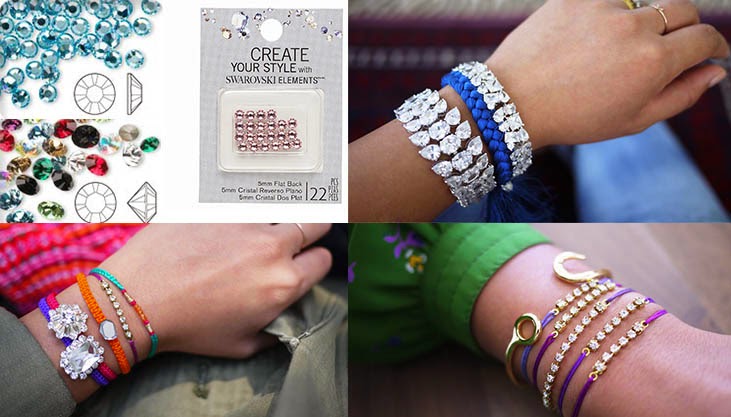 Online Jewelry Making Newsletter: DIY Rhinestone Jewelry