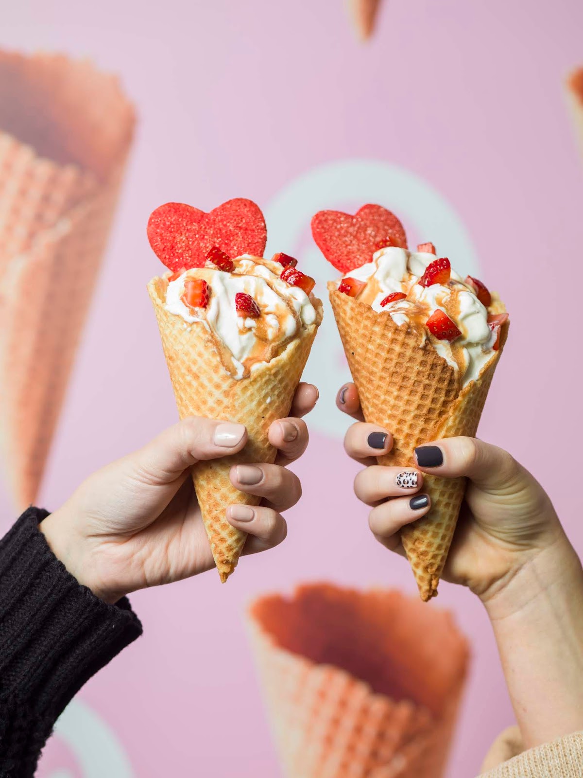 Valentine's Berry Balsamic Ice-cream. Not Just For Couples.