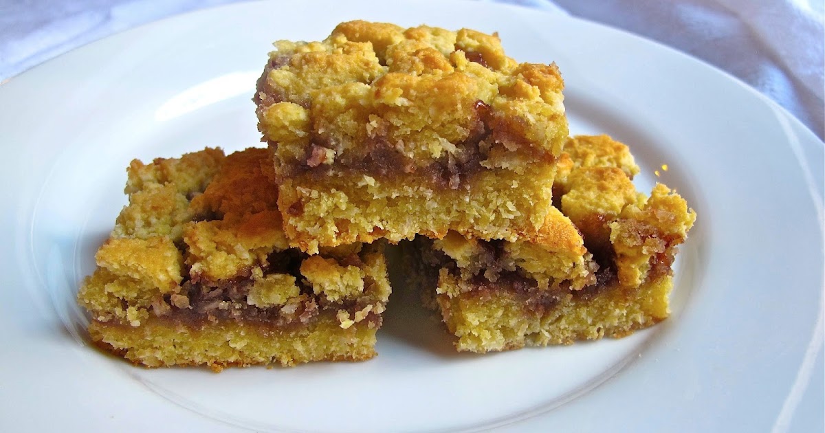 Grain Free Raspberry Bars (Kosher for Passover)
