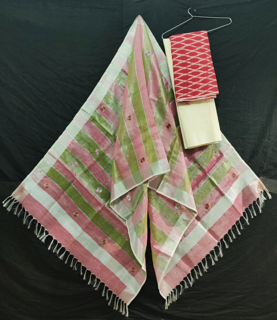 Lenin tissue dress materials