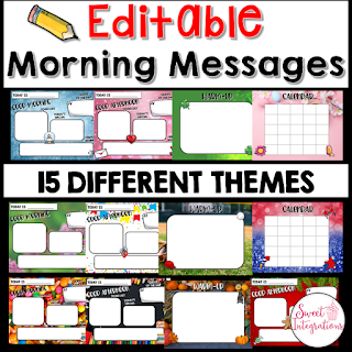 Benefits of Using Google Slides for Morning Messages With FREEBIE ...