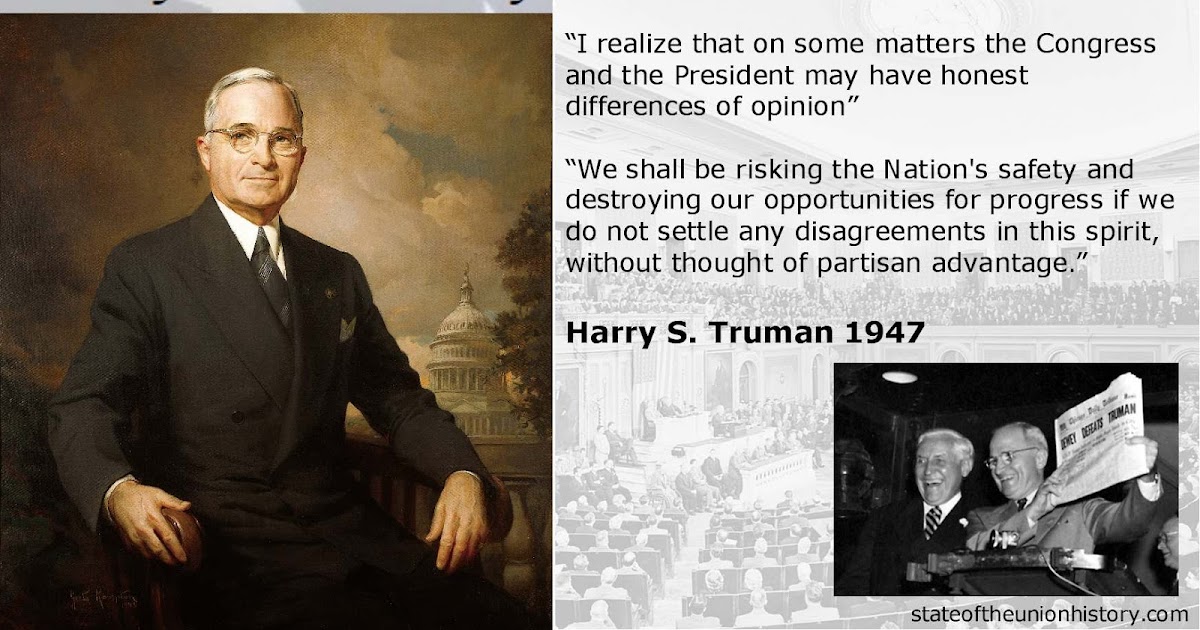 State of the Union History: 1947 Harry S. Truman - "Do Nothing Congress"
