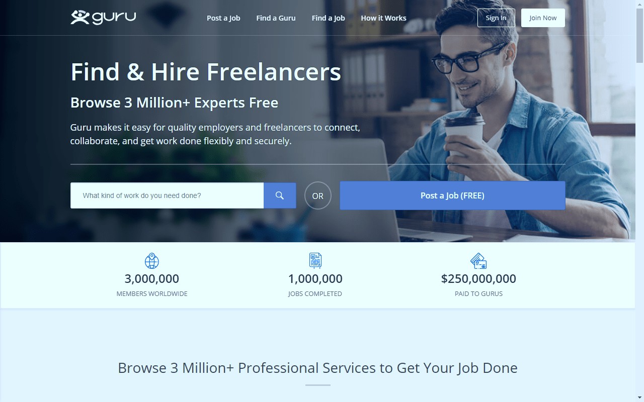 Data entry work from home or Part time job from Guru.com - Jobs in India
