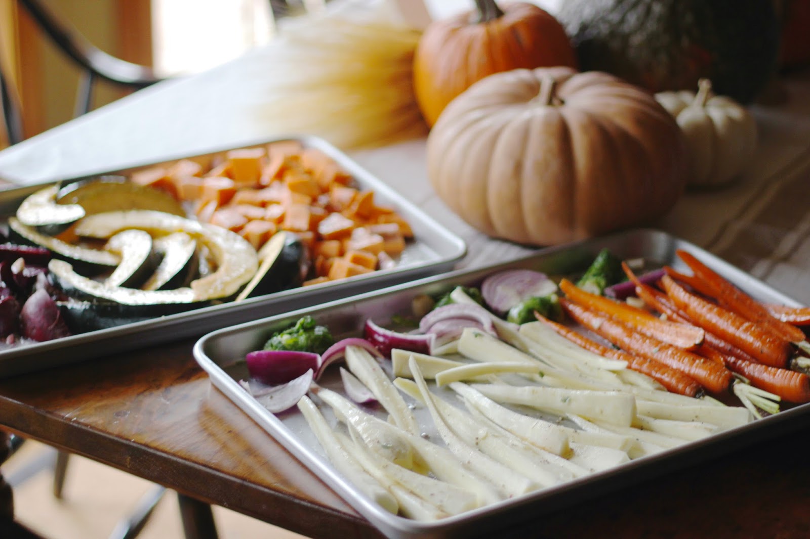 Roasted Root Vegetable Platter with Lemon, Shallot & Thyme Vinaigrette ...
