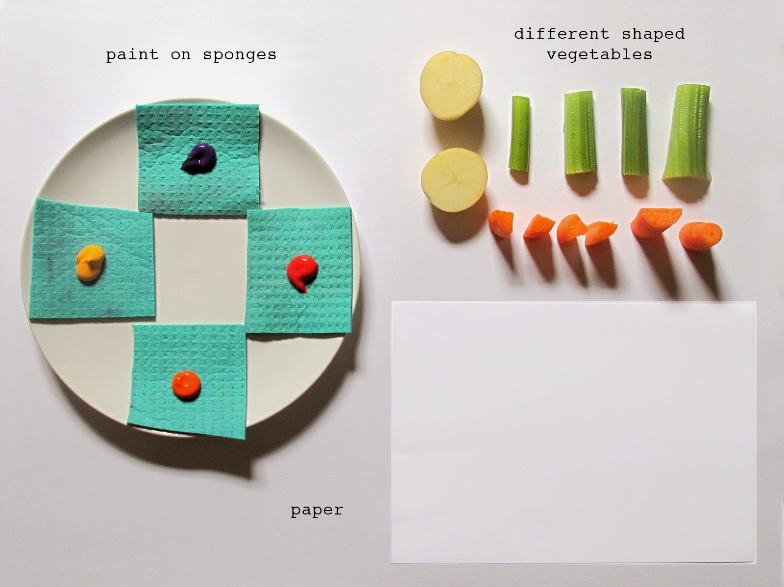 The Academy of Gentle Arts: vegetable stamps