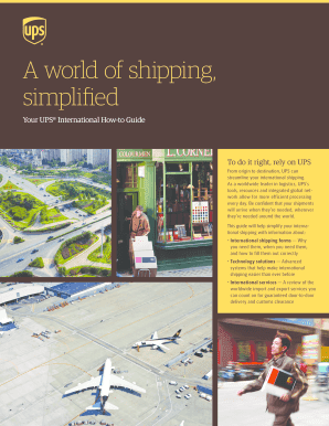 Ups International Forms - Invoice Template