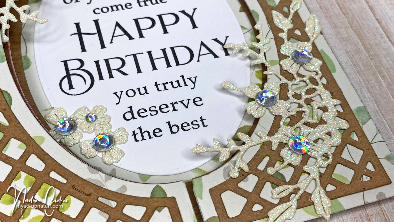 Gateway Fold Birthday Card ~ Nadine Carlier
