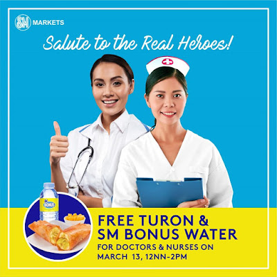 Manila Shopper: Doctors & Nurses Get FREE Turon at SM Markets