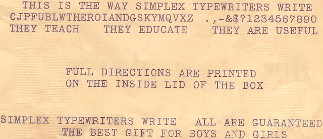 oz.Typewriter: The Simplex Typewriter: Glorious Simplicity!