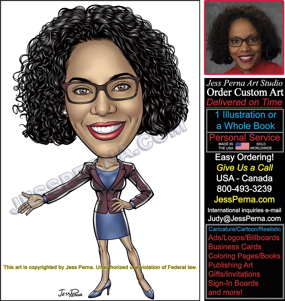 How to Order Ad Cartoons and Caricatures: Order Real Estate Agent Logos