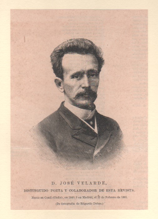 José Velarde Yusti: Grabado de José Velarde