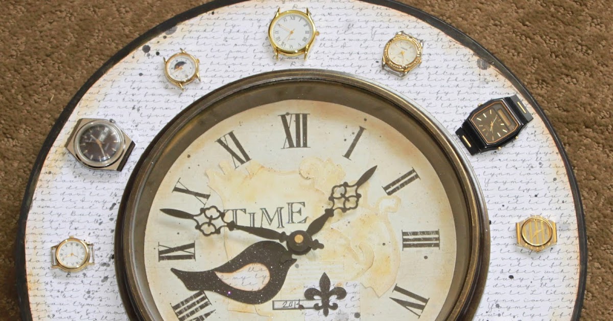 Recycled Clock for the Office | Our Refined Farmhouse