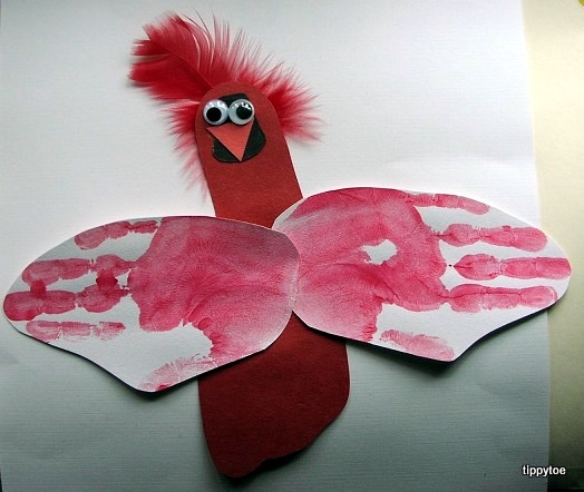 Cardinal Craft from Tippytoe Crafts ~ She's Crafty