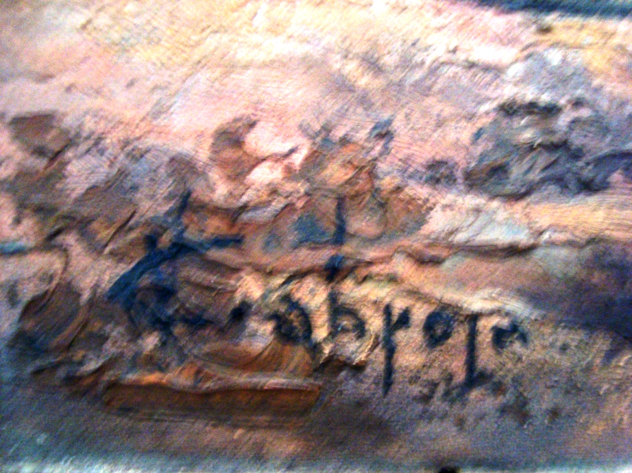 A FLY AND A FLEA: 224. Thrift Shop Art: VICTOR CABRERA PAINTINGS