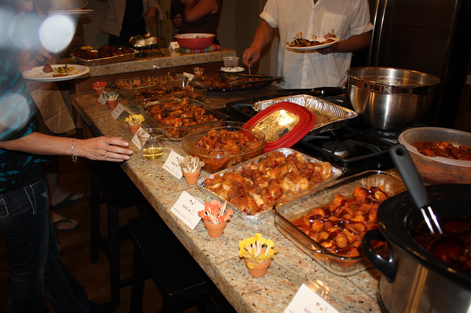 Wilsons and Pugs: Chicken Wing Cook Off!