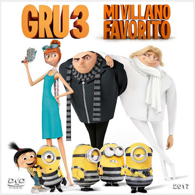 Caratulas de películas DVD para cajas CD: GRU 3 - Mi villano favorito - [2017]