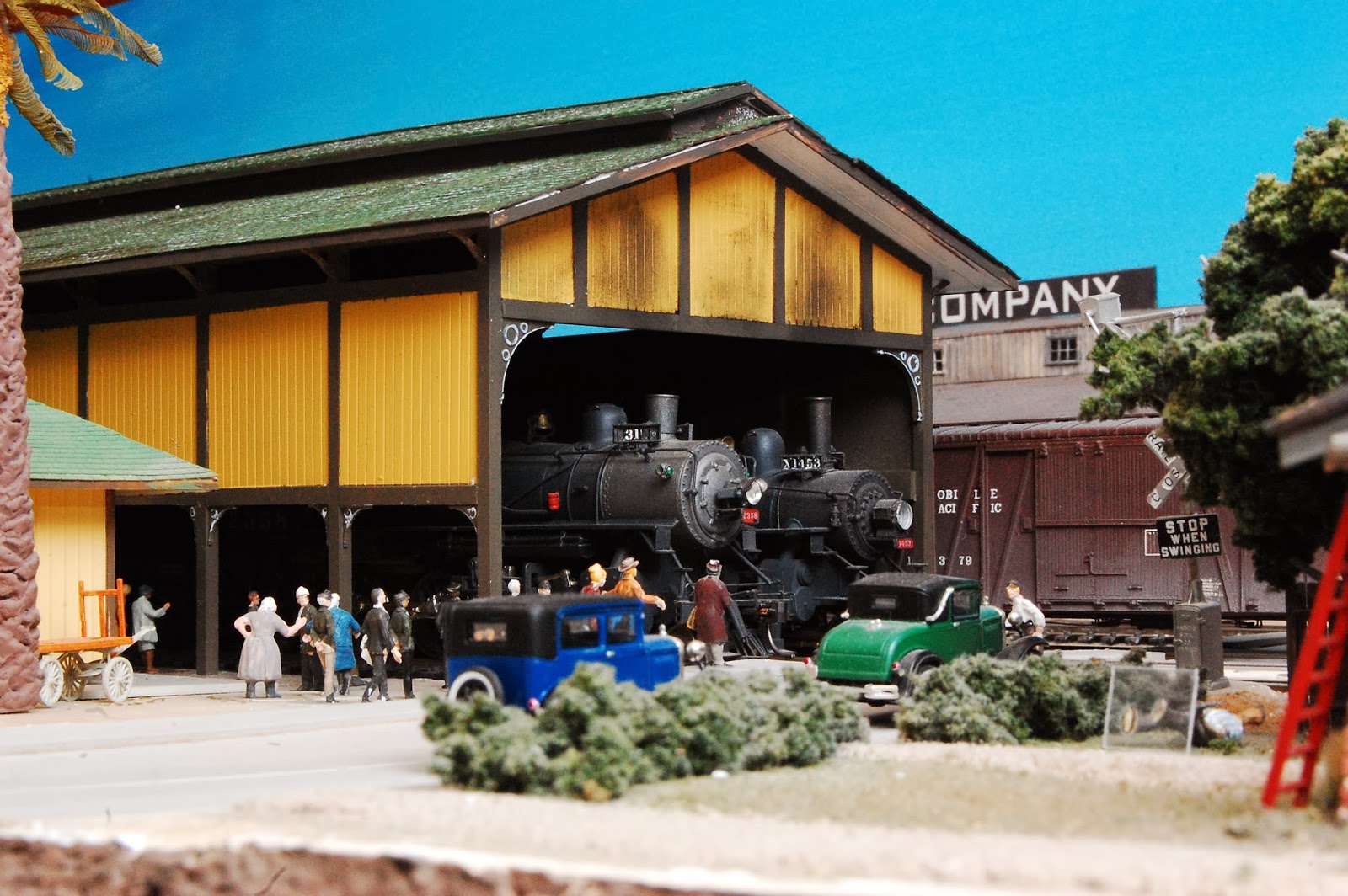 Robert's Vasona Branch Blog: San Jose depot train shed almost done!