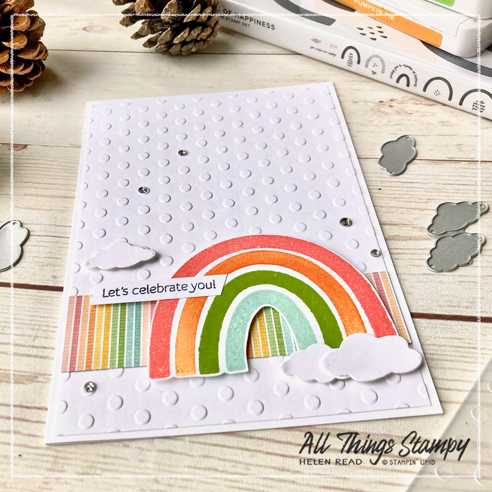 All Things Stampy: Sneak peek: Five cards with the Rainbow of Happiness ...