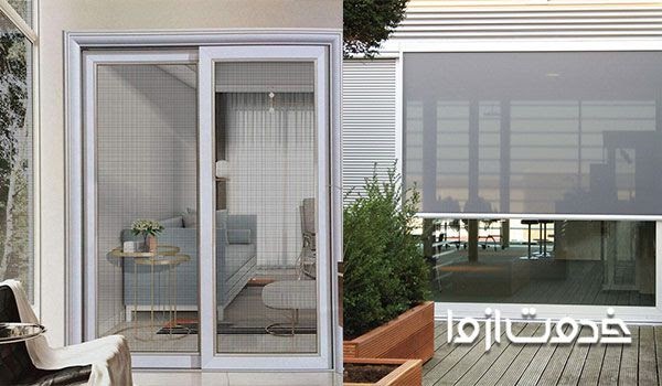 Rolling screen for windows and doors