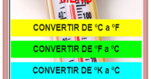 MAPFERRIL ACADÉMICO: CONVERSOR DE TEMPERATURA