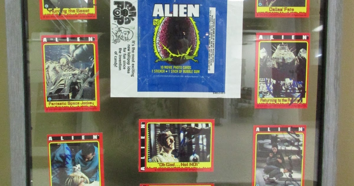 Vintage Kenner Star Wars Toys: Autographed ALIEN Vintage Trading Cards