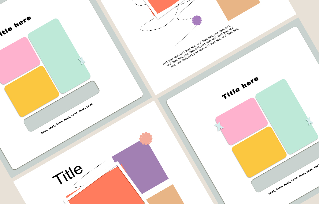 Template 8 and 9 - freebie - designed by Irma