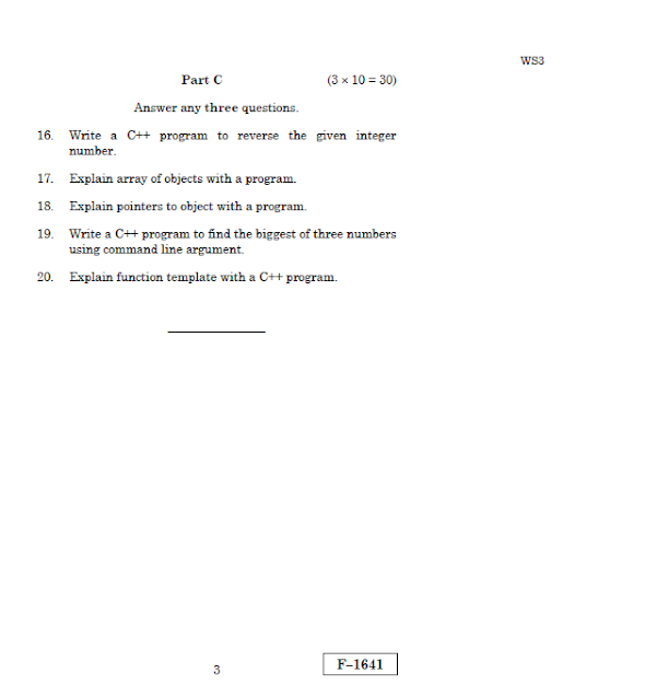 Alagappa University B C A Computer Application Programming In C April 2019 Question Paper