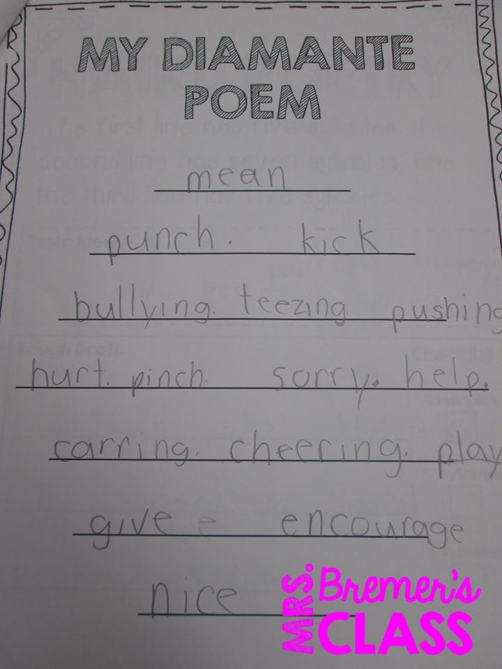 Poetry Writing | Mrs. Bremer's Class