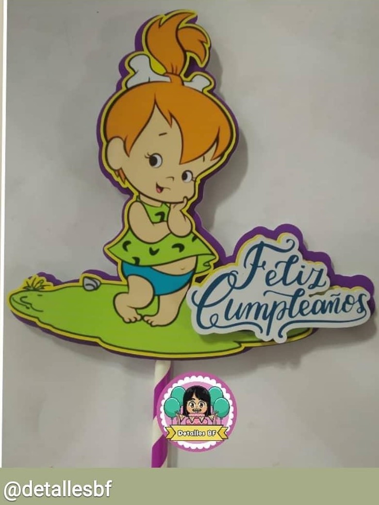 Topper Pebbles - Mis Toppers Tus Toppers