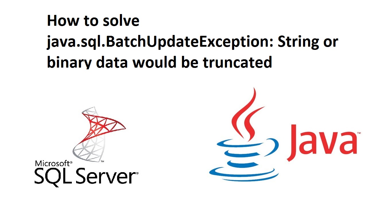learning java coding: Jdbc - How To Solve Java.Sql.Batchupdateexception ... learning java coding: Jdbc - How To Solve Java.Sql.Batchupdateexception ...