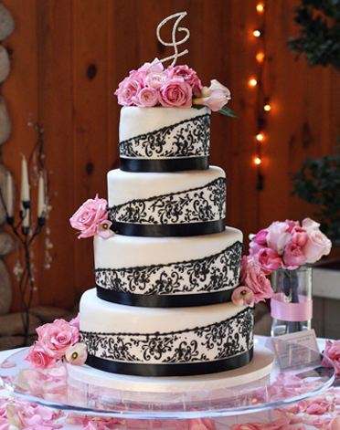 Tarta Original en Blanco y Negro. | Oh My Fiesta Postres y Repostería!