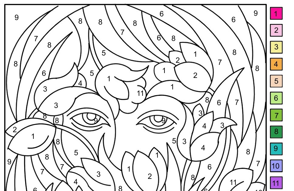 Nicole's Free Coloring Pages: COLOR BY NUMBER * COLORING PAGE
