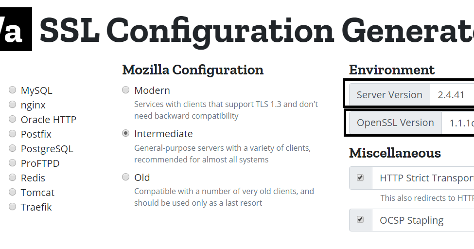 Apache 2 SSLCipherSuite 설정