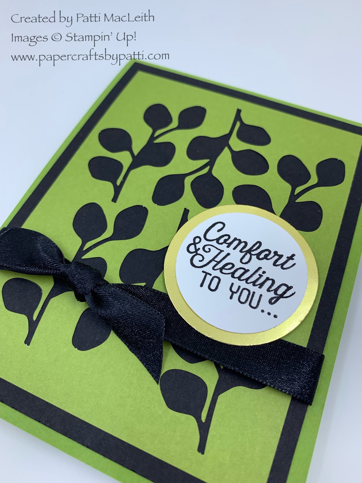 Papercrafts by Patti: Negative Space Card Creation