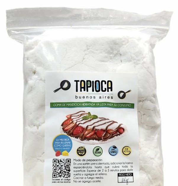 No Mas Tacc: Tapioca (harina de mandioca o tapioca hidratada y su uso)
