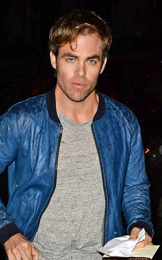 VJBrendan.com: Chris Pine at London's Fashion Week in London, England.