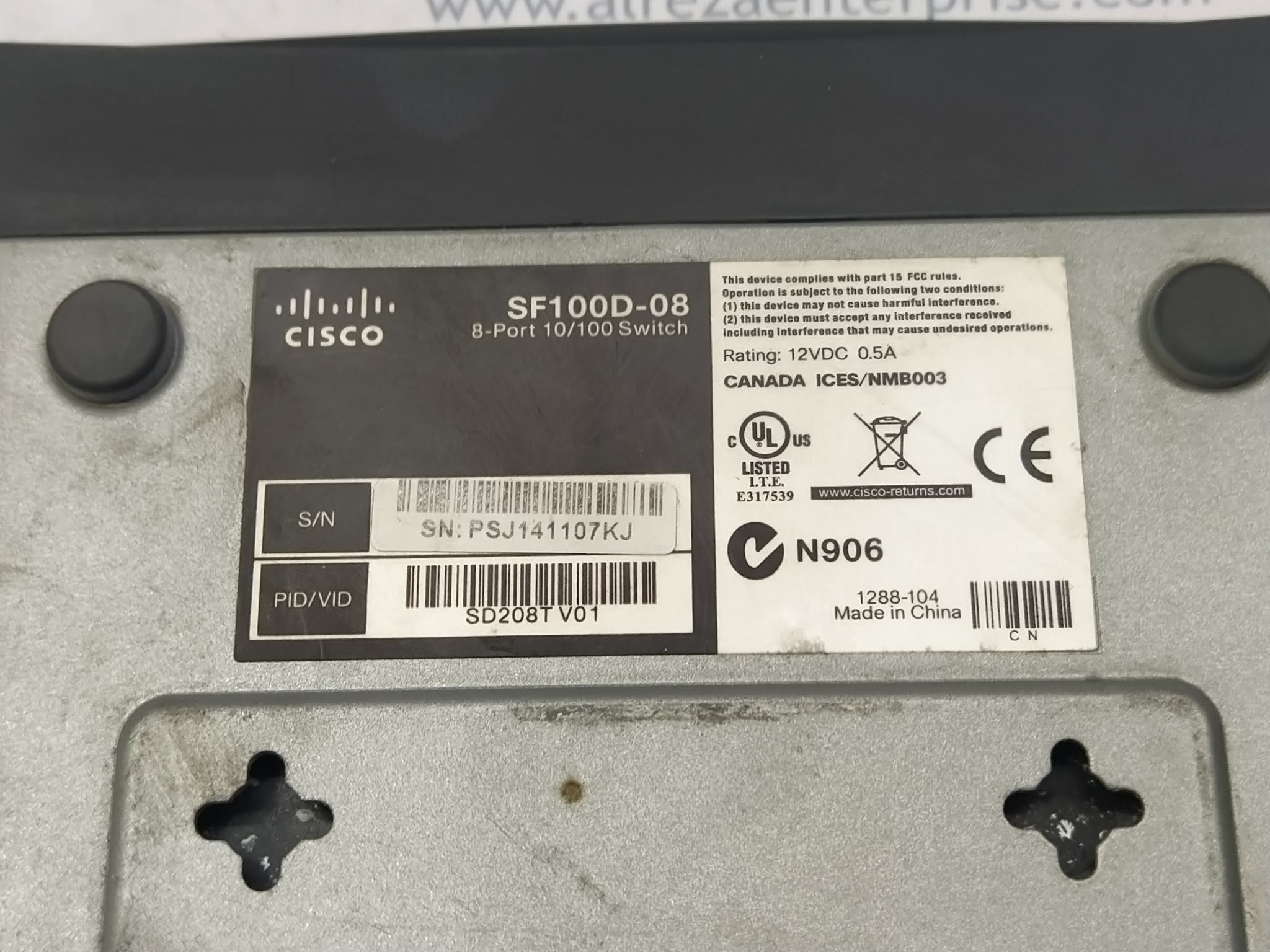 CISCO SF100D-08 8-PORT 10/100 SWITCH